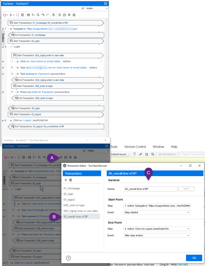 Can Nested Transactions Be Done Within A Lr Truclient Script 5076
